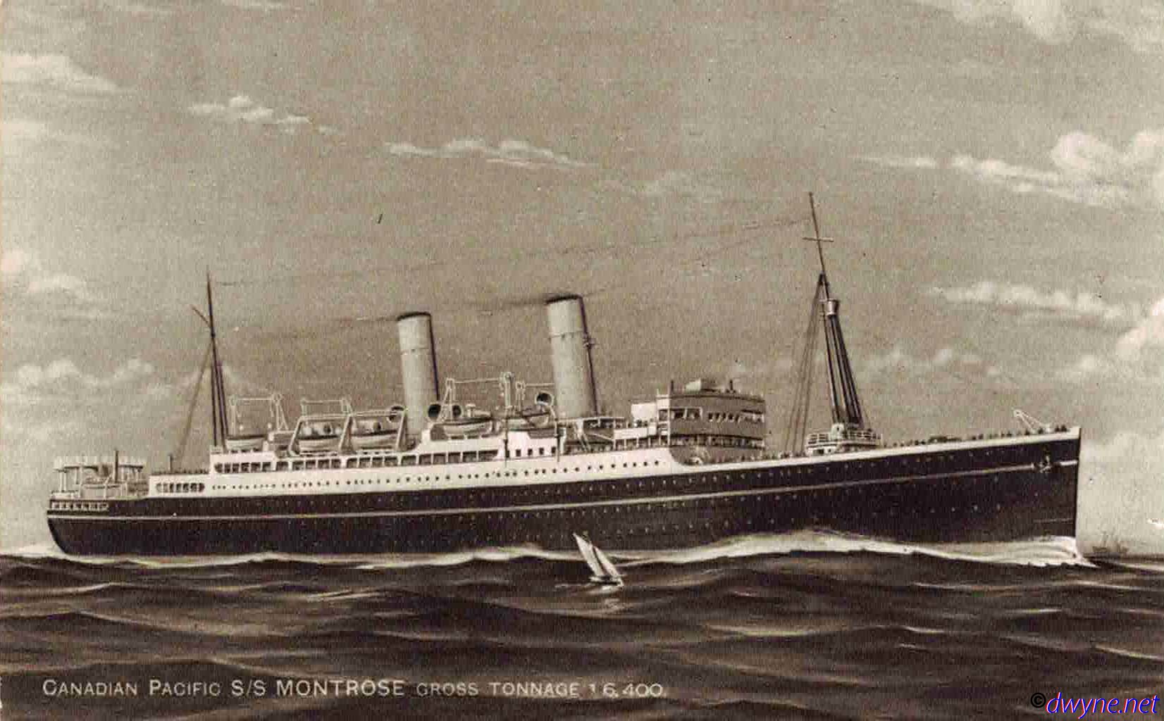 S/S Montrose Collection | The Ships they Sailed On | Genealogy | Photo ...